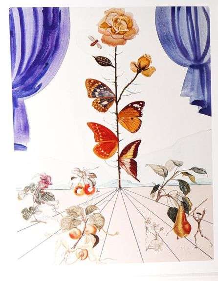 Salvador Dali (1904-1989) "Flordali II" 11x14 Giclee - The Auction Vault