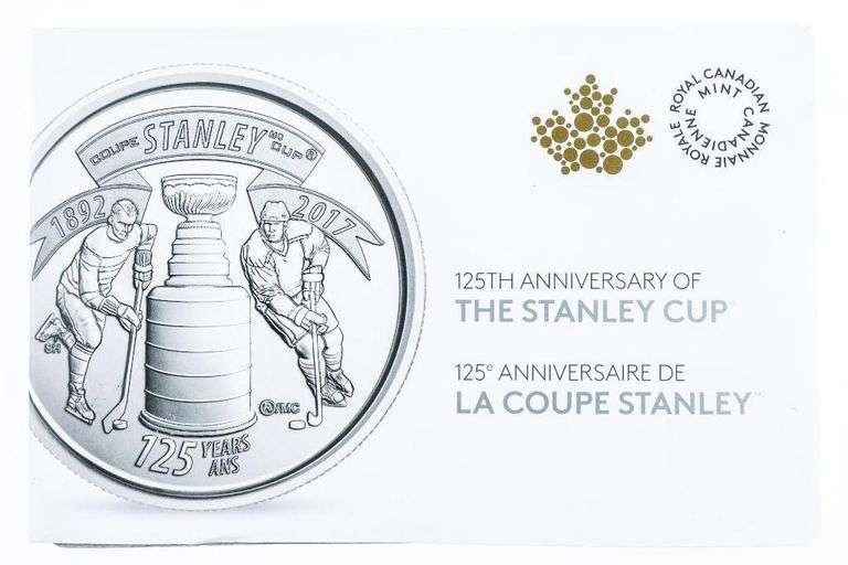 RCM 125th Anniversary of The Stanley Cup - 25 Cent 10 Coin Collection ...
