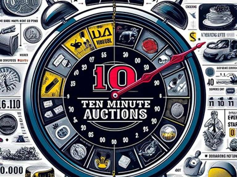 🔥 Don't Miss Out! 🔥 Experience the thrill of TEN MINUTE AUCTIONS! 🕒💰 ...