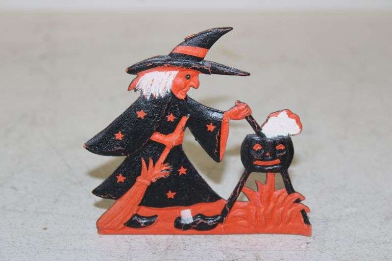 1920s German Witch Mini Diecut - Auction Ohio