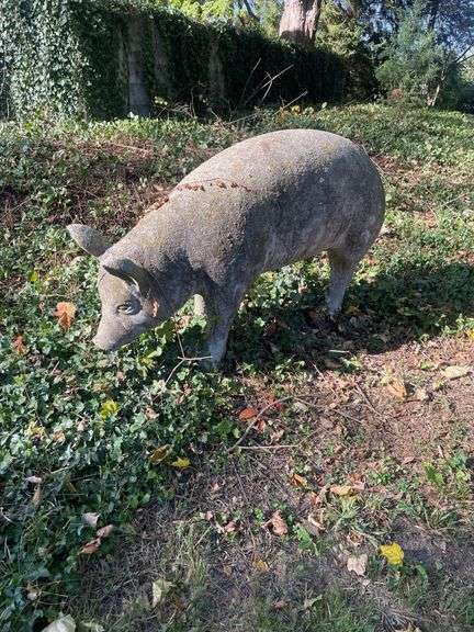 Concrete Pig - Auction Ohio