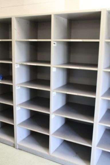 Wood Laminate Cubby/Filing Unit - Auction Ohio