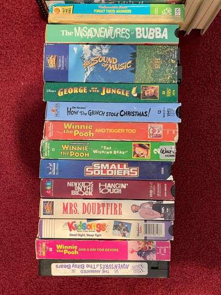 Vintage Disney & Other VHS Tapes - Auction Ohio