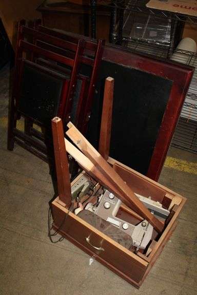 Sewing Machine & Folding Table & Chairs Set - Auction Ohio