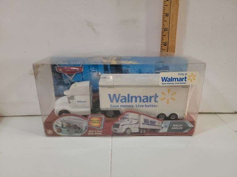 2009 Disney Pixar Cars Walmart Semi, Package Needs Cleaned - Auction Ohio
