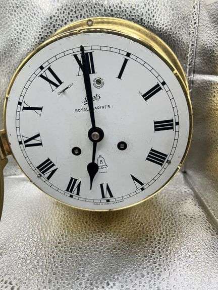 Schatz Brass Royal Mariner Clock - Auction Ohio