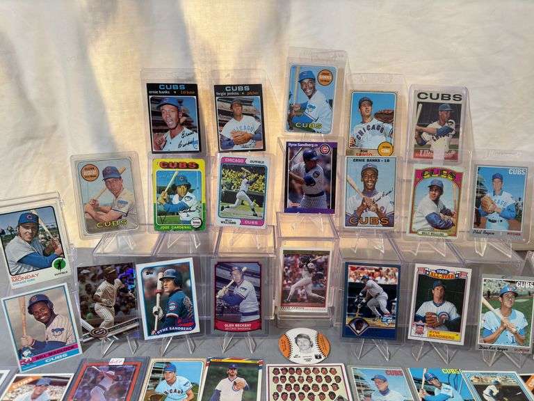 Chicago Cubs baseball cards from the 1960s and newer. - Auction Ohio