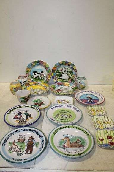Italian Ceramic Dishware - Auction Ohio