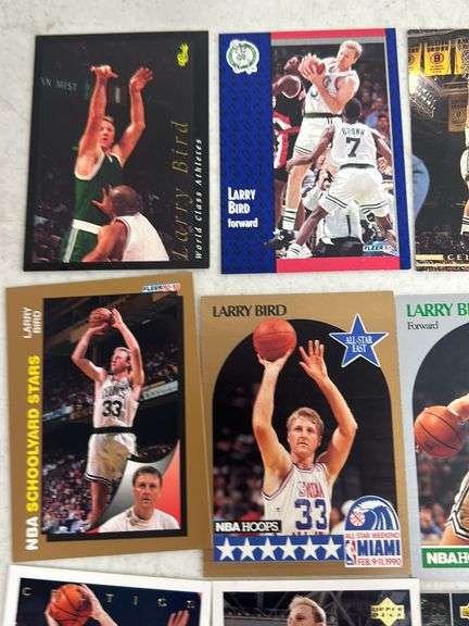 10 Larry Bird Cards - Auction Ohio