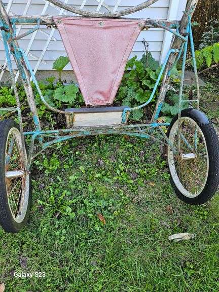 Vintage Sulky Racing Horse Cart for Standard Size Horse - Frame looks ...