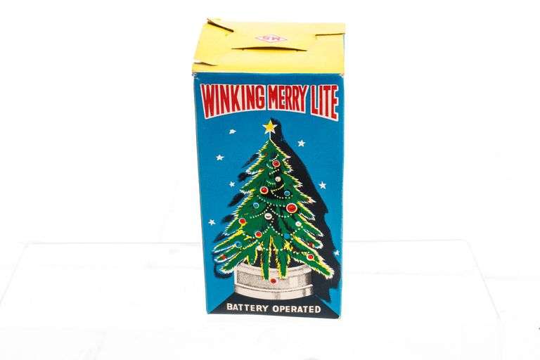 Vintage "Winking Merry Lite" Christmas Tree - Auction Ohio