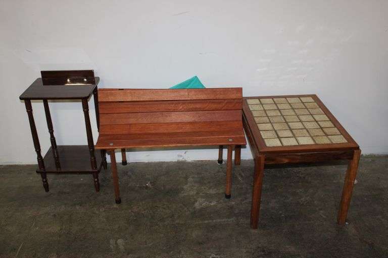 Bench & Tables - Auction Ohio