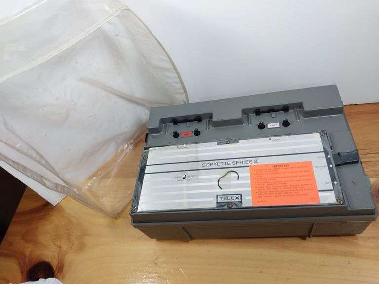 Telex Stereo Copyette Series II Cassette Tape Copier Vintage - Auction Ohio