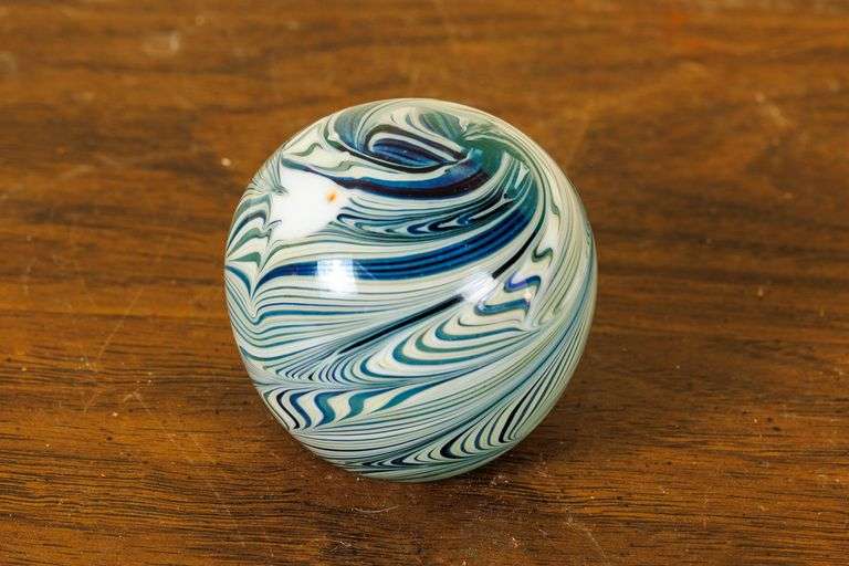 Vintage Paperweight- Signed from 1977 - Auction Ohio
