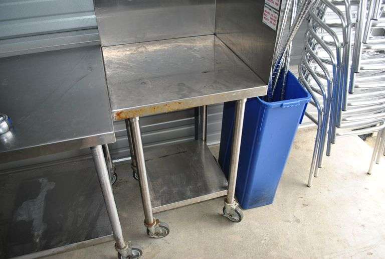 Corner Prep Table - Auction Ohio