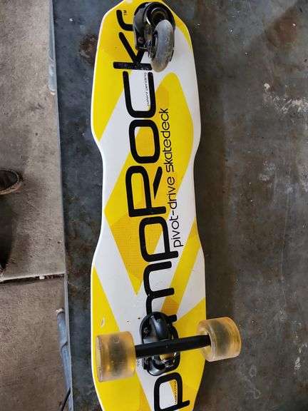 Pump Rocker Skateboard Pivot-Drive Skate Deck - Auction Ohio