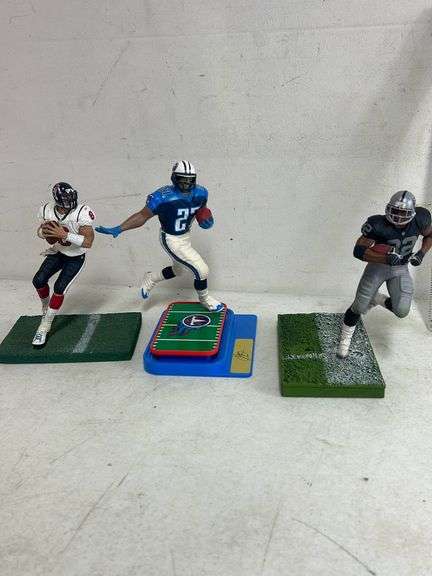 3 NFL Figures - Auction Ohio