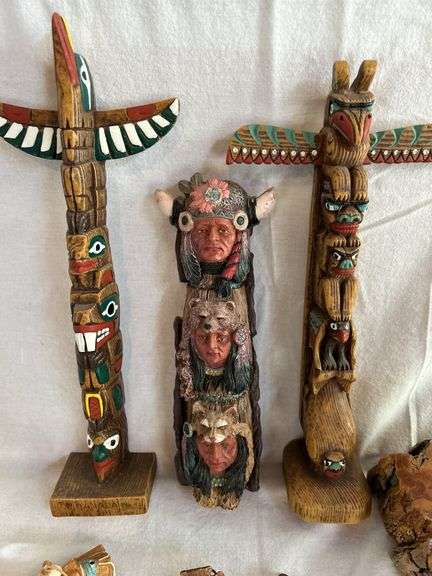 Totem Poles & Indian Head Rings - Auction Ohio
