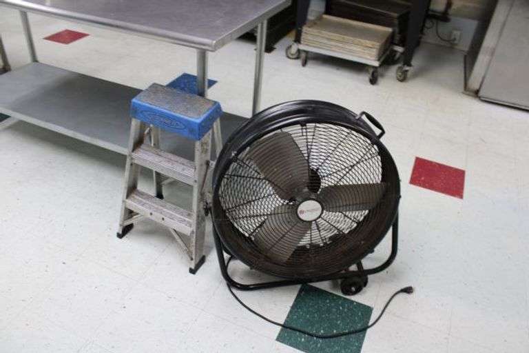 24” Fan/Step Ladder - Auction Ohio