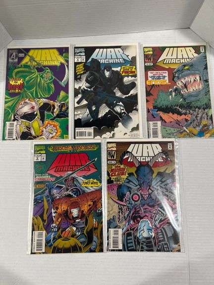 Assortment of War Machine Comic Books - Auction Ohio