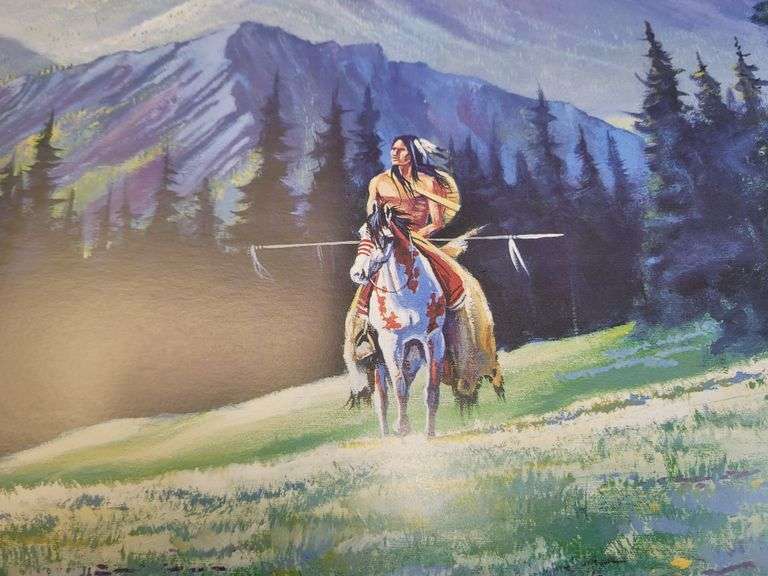 "In the Beginning" Artist is Daniel Long Soldier... - Auction Ohio