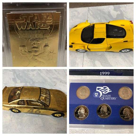 Large Collection of Die Cast Cars, Coin Collections, Collector Sports ...