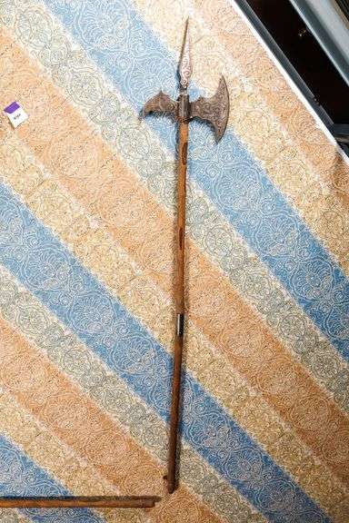 Large Vintage Medieval Halberd- Cool! - Auction Ohio