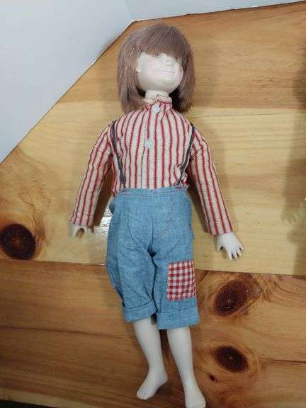 2 Suzanne Gibson Dolls: Toby the Newsboy and Lillian from Kalico Kids ...
