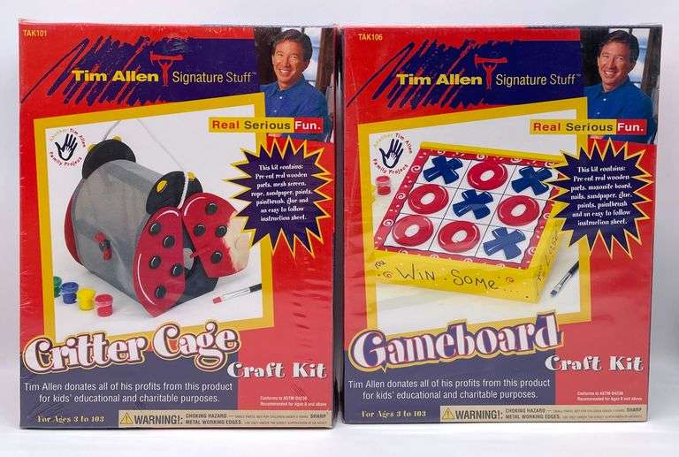 (NOS) Tim Allen Craft Kits - Auction Ohio