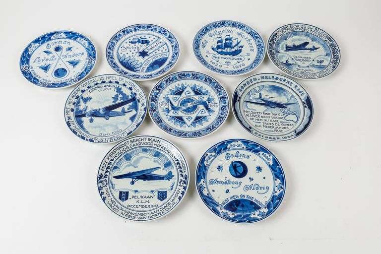 Delft Blue and White Decorative Plates 1930s-1970s - Auction Ohio