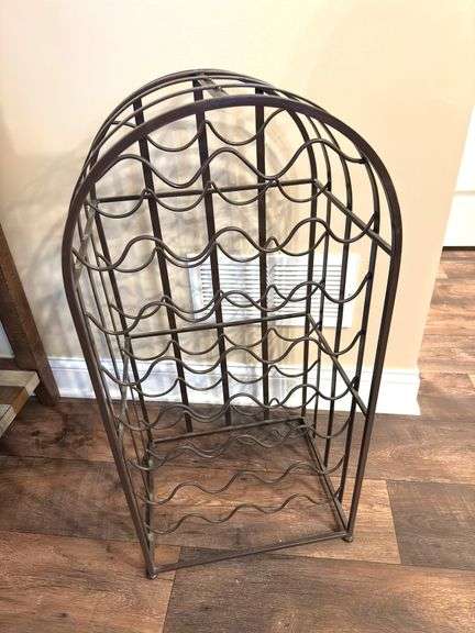 Metal wine rack - Auction Ohio