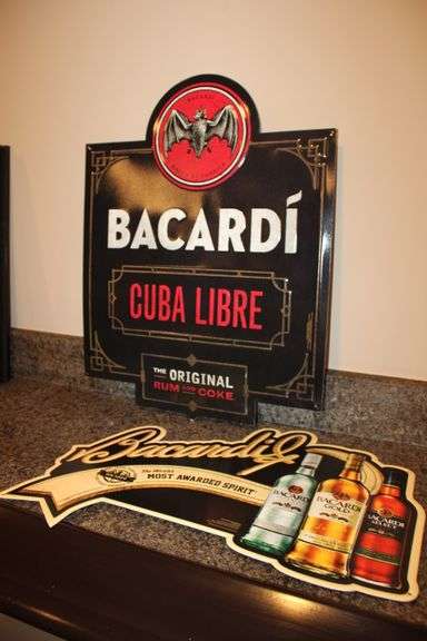 Bacardi Signs - Auction Ohio