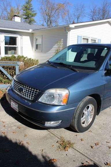 Terrific 2006 Ford Freestar SEL Minivan - Auction Ohio