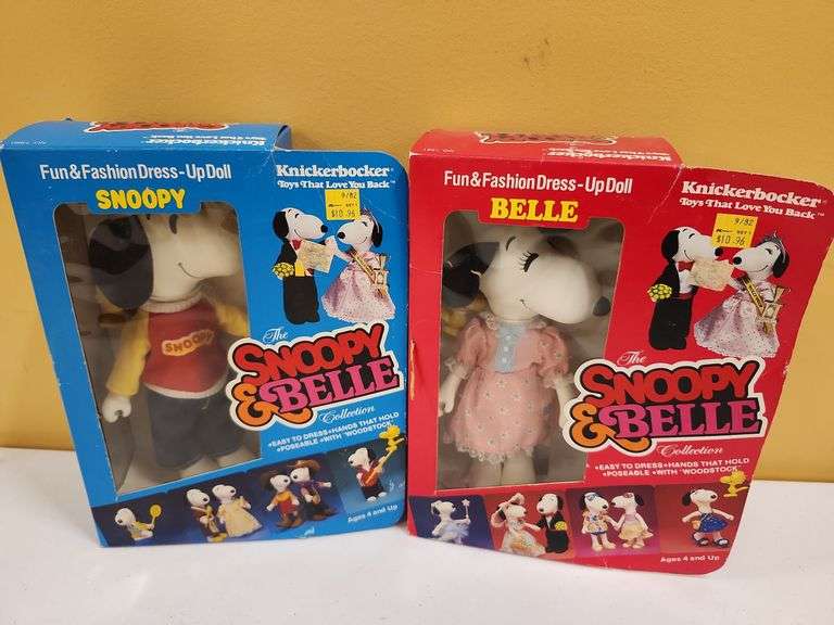 1965 The Snoopy & Belle Collection By Knickerbocker In Boxes - Auction Ohio