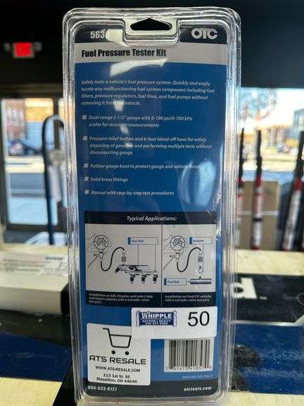 OTC Fuel Pressure Tester Kit (5630) NEW - Auction Ohio