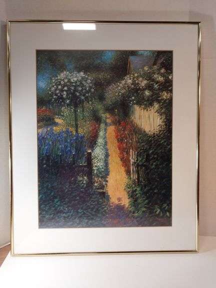 Greg Singley Offset Lithograph on Canvas Coated with Textured Finish ...