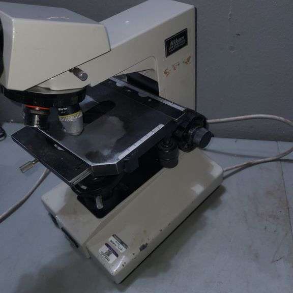 Nikon Labophot Binocular Biological Microscope Auction Ohio