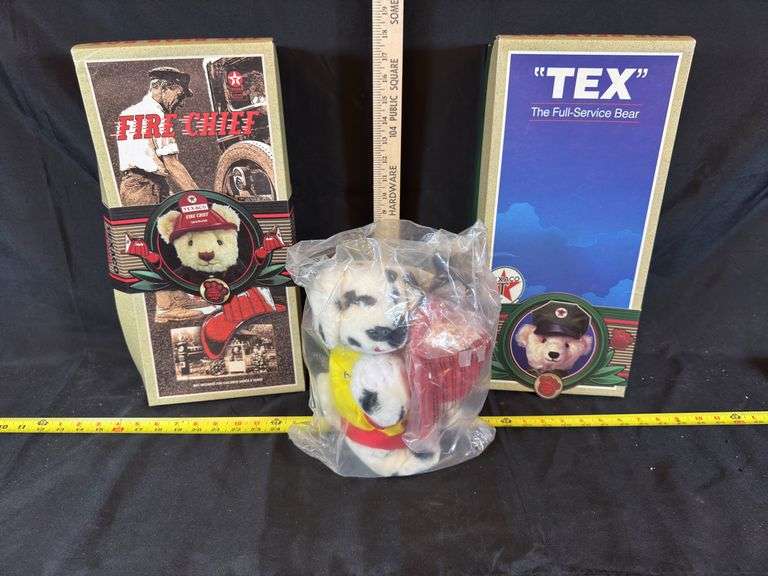 Texaco “Tex” and “Fire Chief” Bears - Auction Ohio