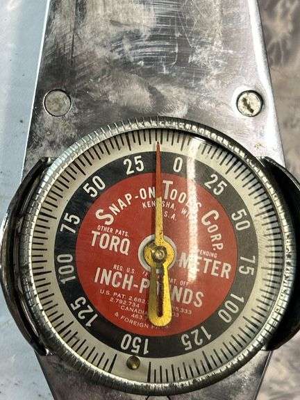 Snap-On Tools torque meter - Auction Ohio