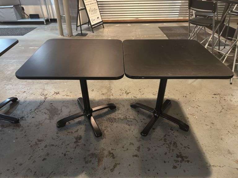 Two Flip-top Square Table - Auction Ohio