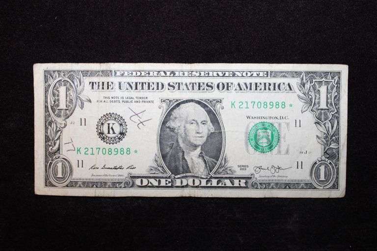 Federal Reserve Star Note - Auction Ohio