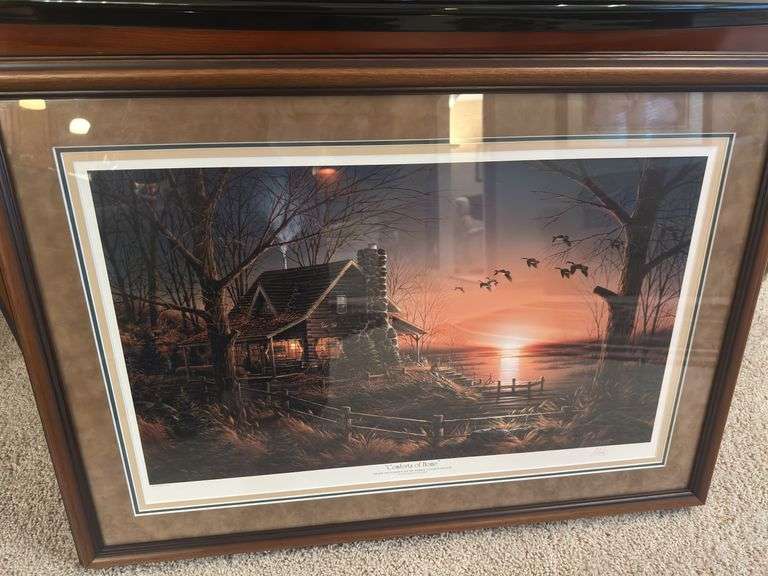 Terry Redlin signed print/litho - Auction Ohio