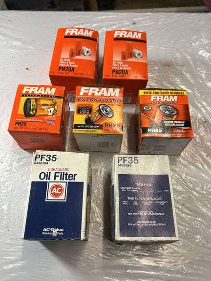 Assorted oil filters - Auction Ohio