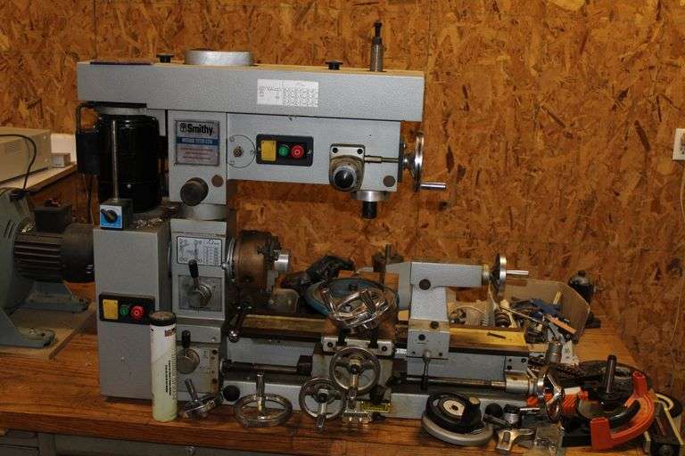 Smithy Midas 1220 LTD Mill Lathe & Accessories - Auction Ohio