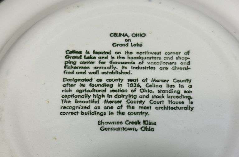 Historical Kettlesprings Kilns 10" Souvenir Plates ~ Malabar Farm ...