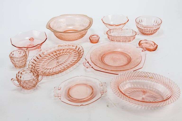 Pink Depression Glass Collection - Auction Ohio