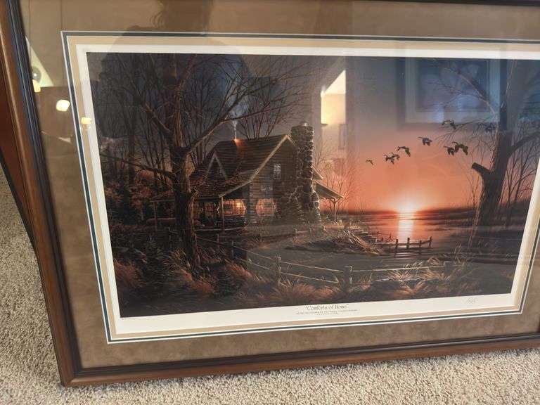 Terry Redlin signed print/litho - Auction Ohio