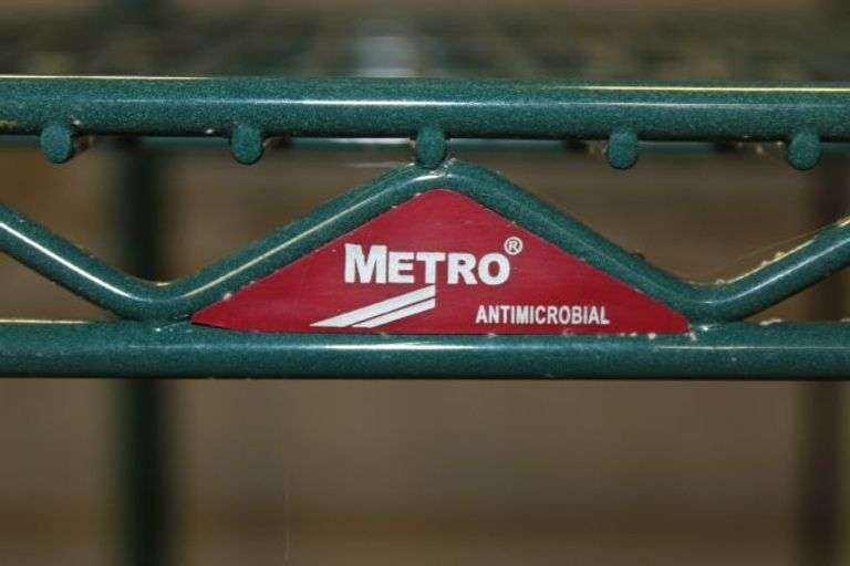 Green Metro Wire Shelving Unit - Auction Ohio