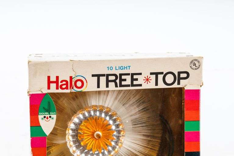 Vintage 1970 Halo Christmas Tree Topper - Auction Ohio