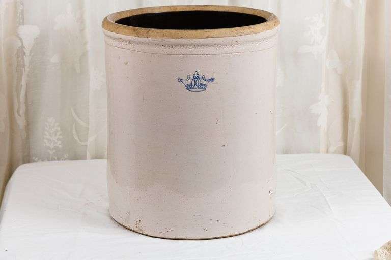 Antique Robinson Ramsbottom 10 Gallon Stoneware Crock - Auction Ohio